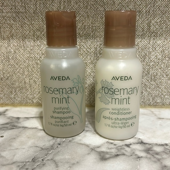 AVEDA | Hair | Aveda Mini 2 Piece Hair Set Rosemary Mint Shampoo ...